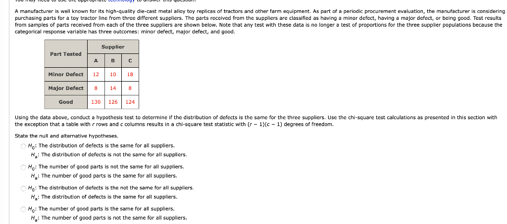 Solved Categorical Response Variable Has Three Outcomes 