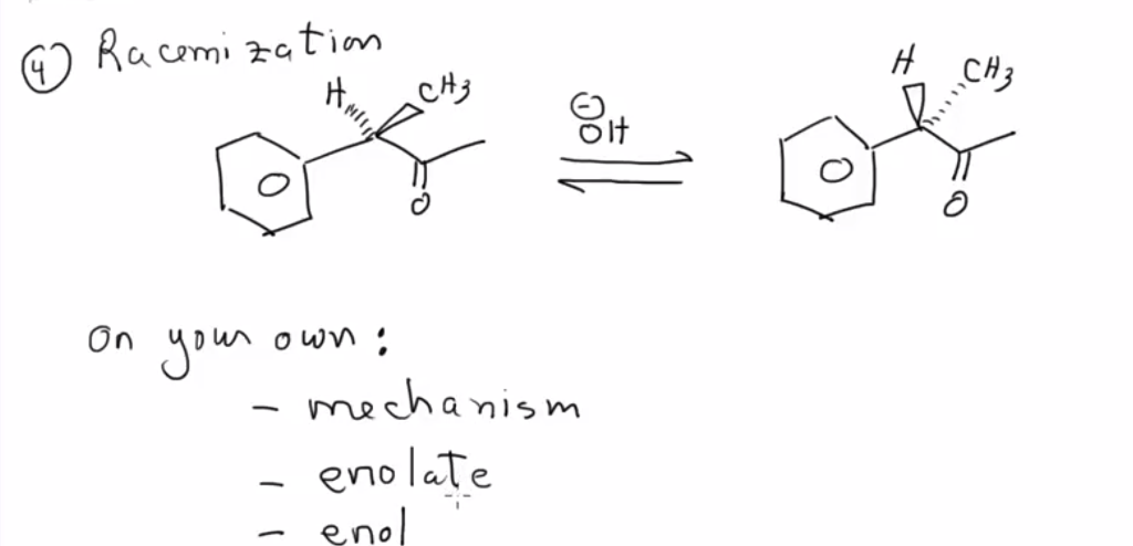 Solved ♡ W Racemization H. CH3 SCH₃ Bit o o on your own : | Chegg.com