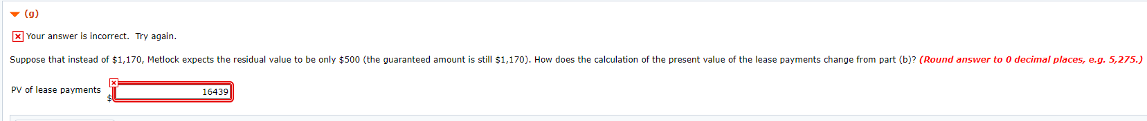 Solved Exercise 21-03 (Part Level Submission) Metlock | Chegg.com