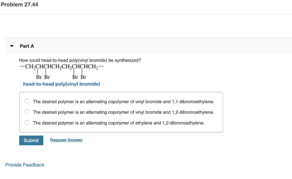 Solved Problem 27.44 Part A How could head-to-head | Chegg.com