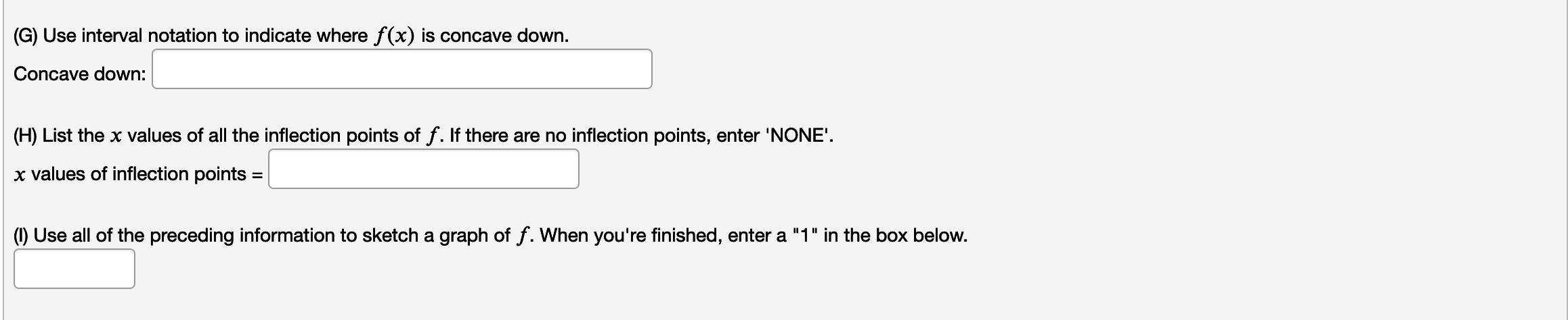 Solved (9 points) Suppose that f(x) = = x4 – 7x3. (A) List | Chegg.com