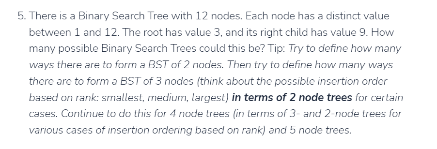 Solved 5. There is a Binary Search Tree with 12 nodes. Each | Chegg.com