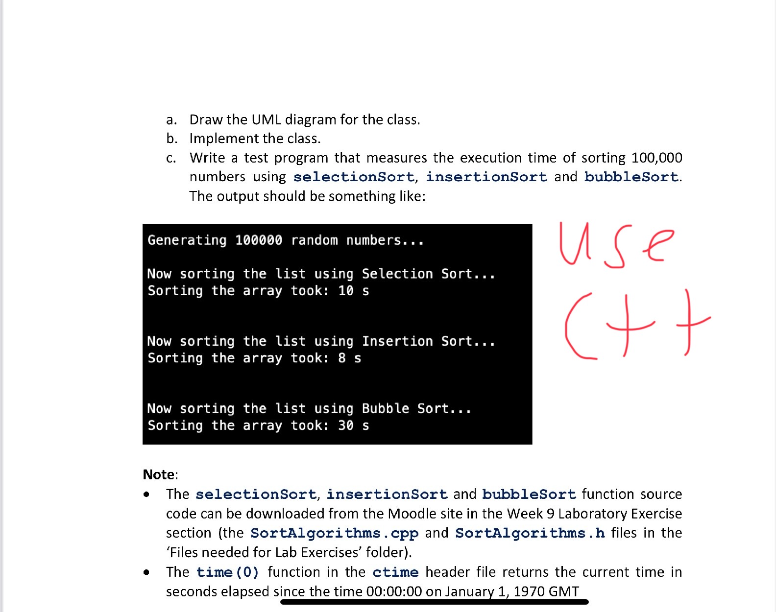 Solved 2 Stopwatch Design A Class Named Stopwatch The