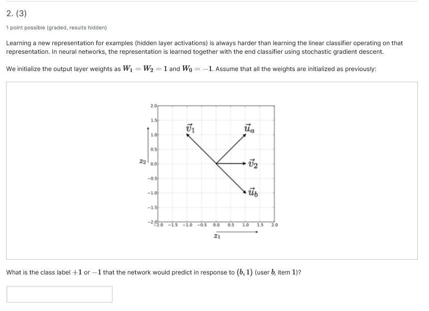 Solved 2. (3) 1 point possible (graded, results hidden) | Chegg.com