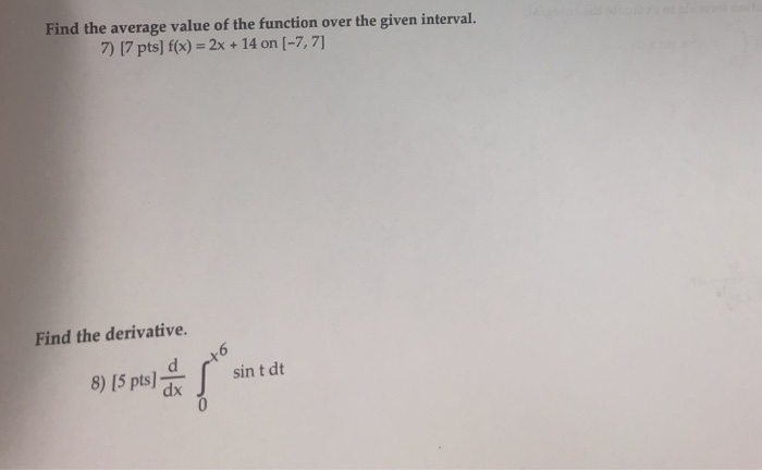 How To Find Average Value Of A Function Over An Interval - Here we find ... How To Find Average Value Of A Function Over An Interval - Here we find ...
