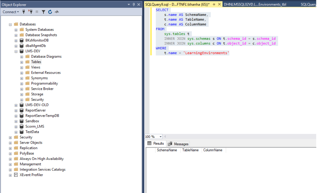 Solved SSMS 19.0This query displays the result but I don't | Chegg.com