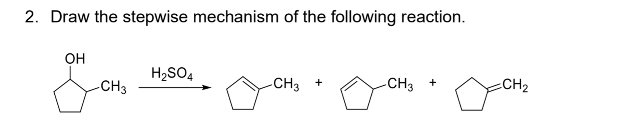 Solved Draw the stepwise mechanism of the following | Chegg.com