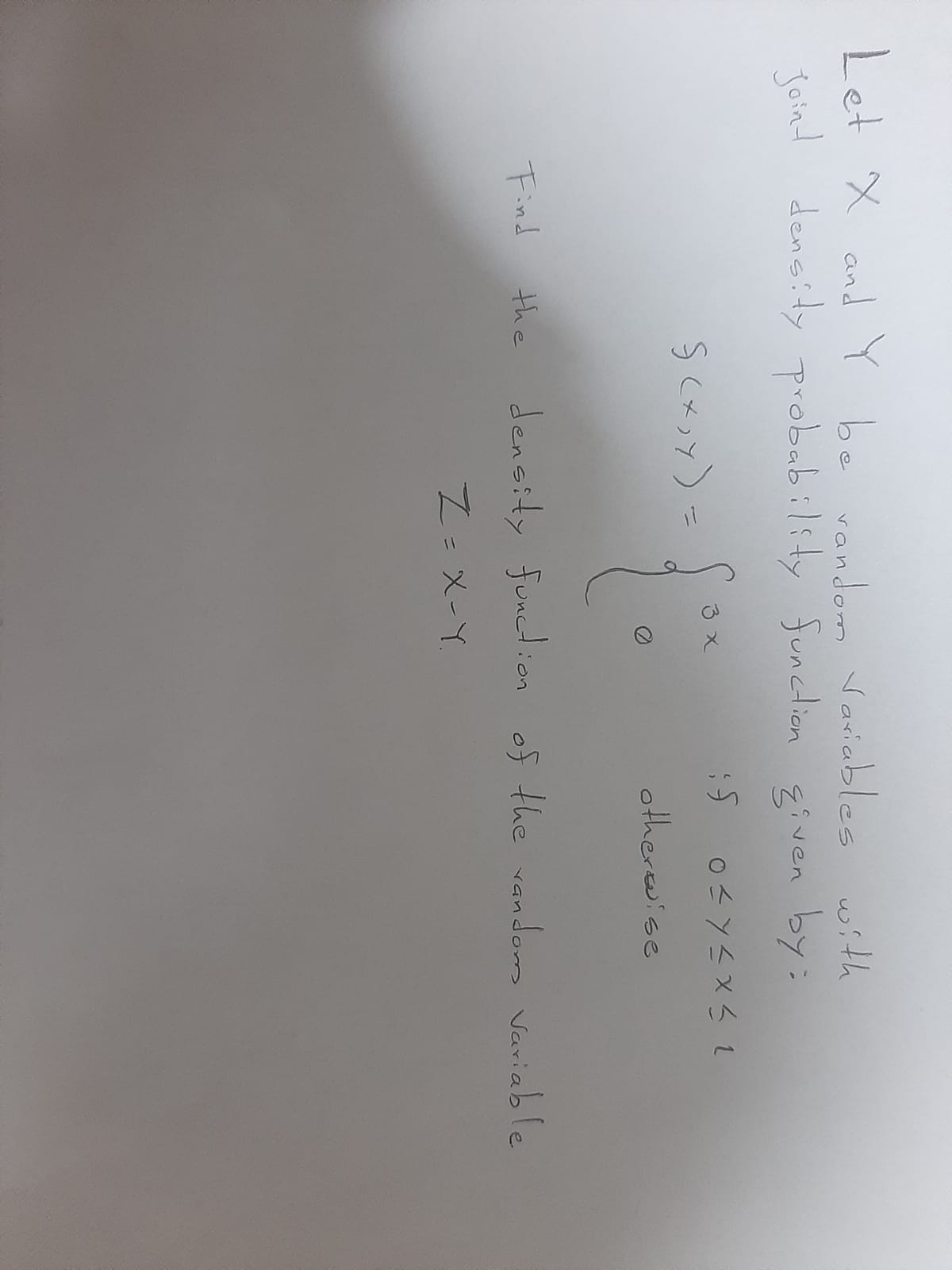 Solved Let X and Y be random Variables with joint density | Chegg.com