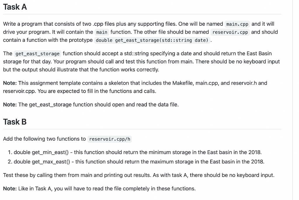 Solved The following program, write the code in C++, please | Chegg.com