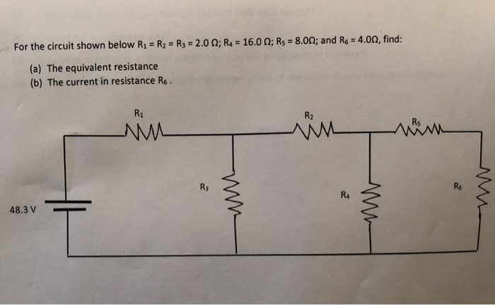 Solved For the circuit shown below R1-R2 : R3 : 2.0 Ω; | Chegg.com