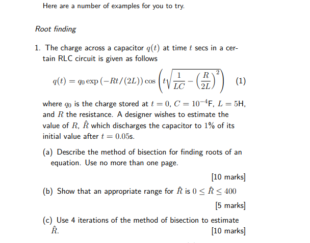 Solved Here are a number of examples for you to try. Root | Chegg.com