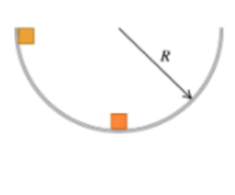 Solved 4. Two identical masses m are released from rest in a | Chegg.com