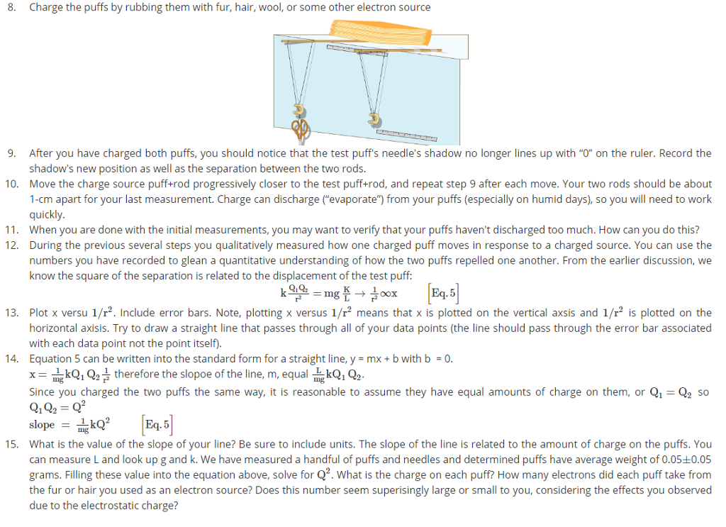 Lab Procedure 1. Cut two 80-cm lengths of thread and | Chegg.com