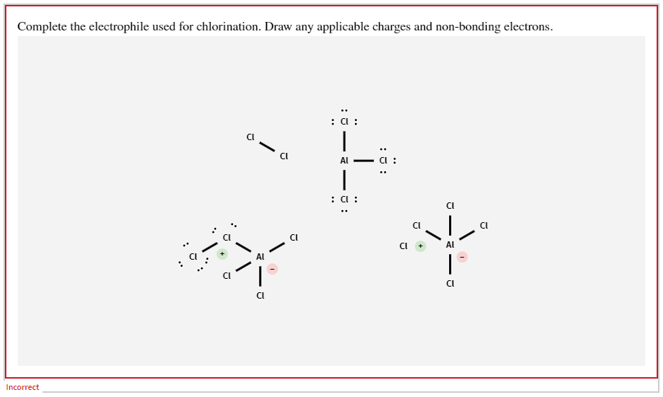 Solved The reagents Cl2+AlCl3 are used to generate the | Chegg.com