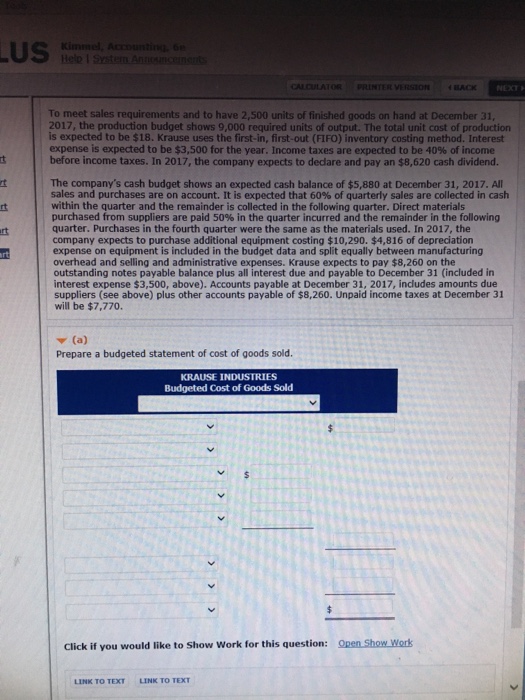 Solved Problem 21-6A (Part Level Submission) Krause | Chegg.com