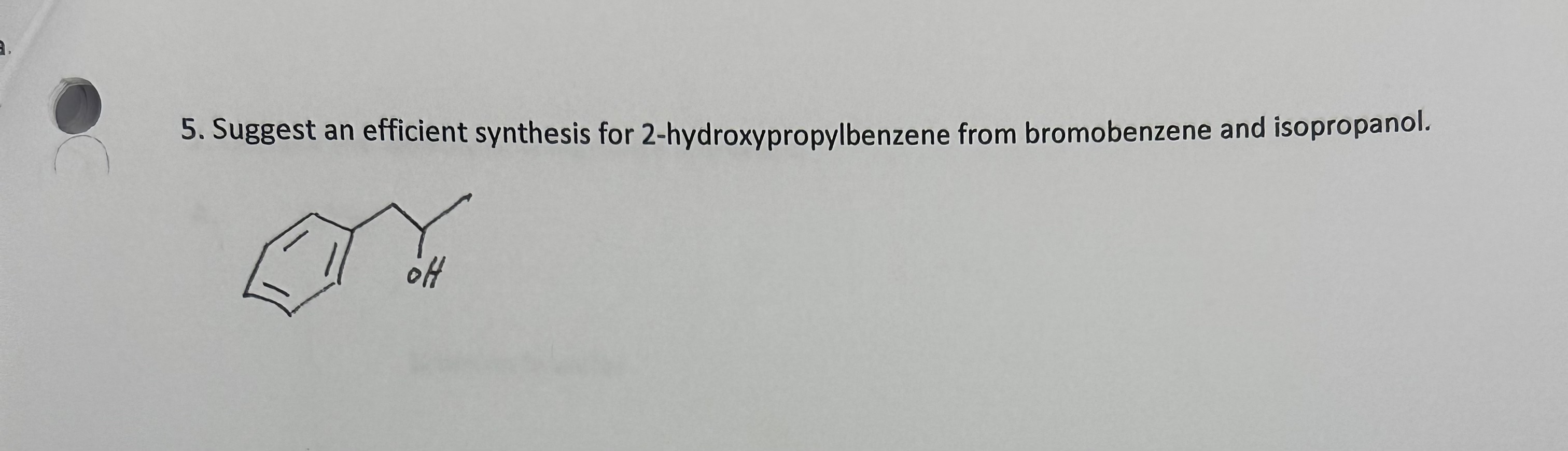 Solved Suggest an efficient synthesis for | Chegg.com