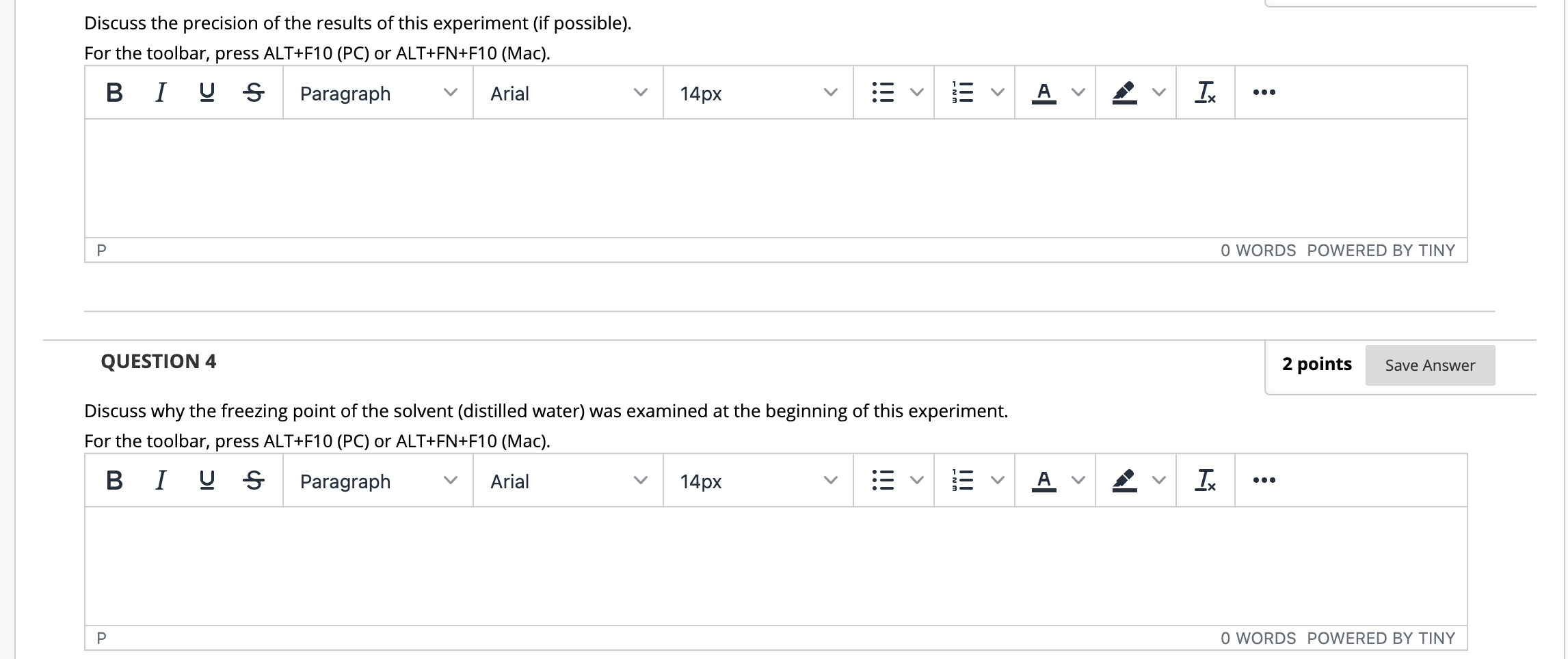 Solved A technologist collected the following data. You will | Chegg.com