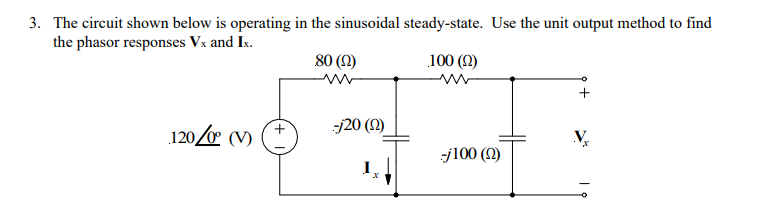 Solved 3. The circuit shown below is operating in the | Chegg.com