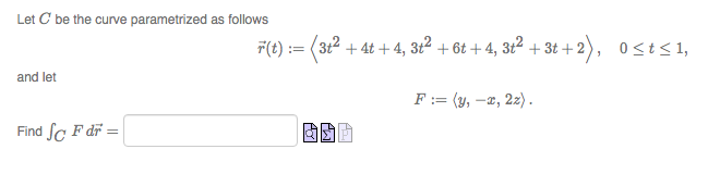 Solved Let C be the curve parametrized as follows F(t) := | Chegg.com