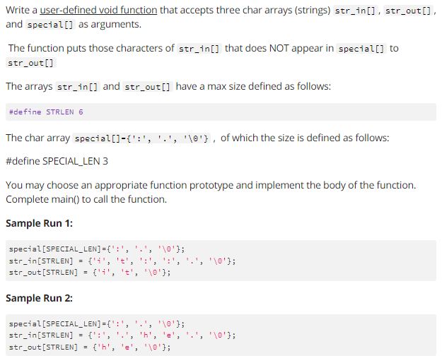 Solved Write a user-defined void function that accepts three | Chegg.com