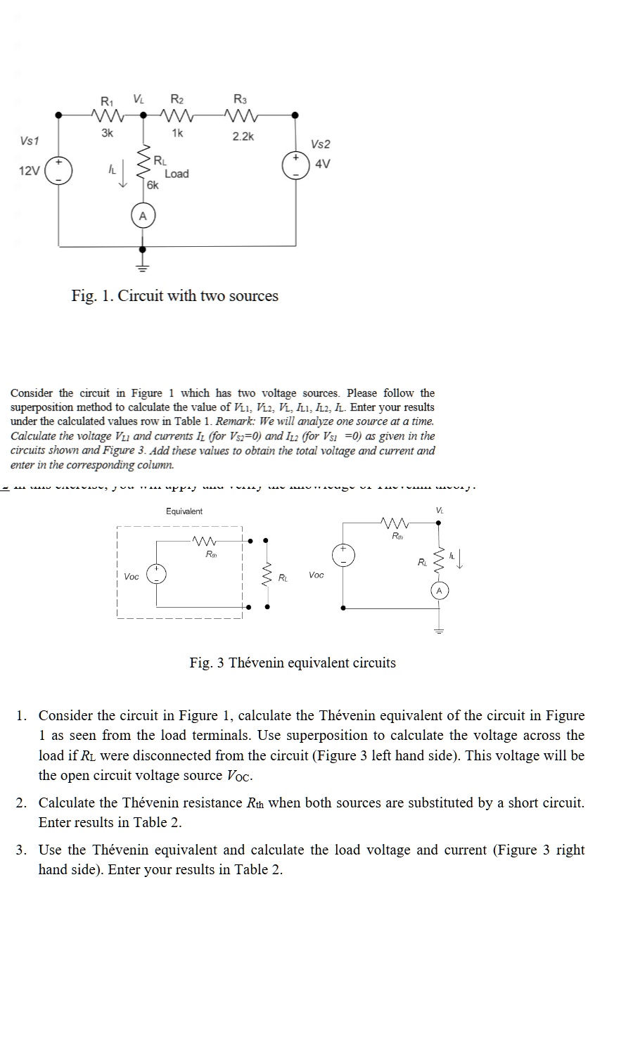 Solved Consider the circuit in Figure 1 ﻿which has two | Chegg.com