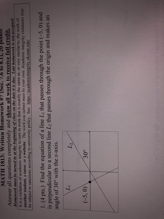 Solved MATH 1813: Written Homework #7 (Sec. 7.6 to 8.1), 20 | Chegg.com