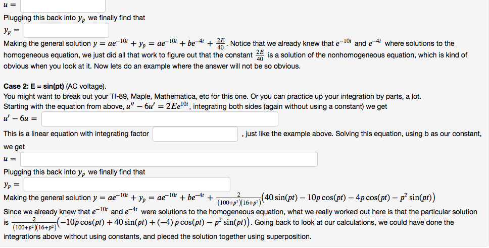 Solved (16 points) Consider the equation for the charge on a | Chegg.com
