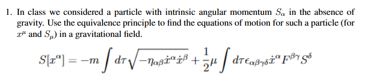 Solved General Relativity | Chegg.com