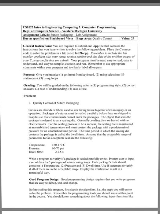 Solved CS1023 Intro to Engineering Computing 3: Computer | Chegg.com