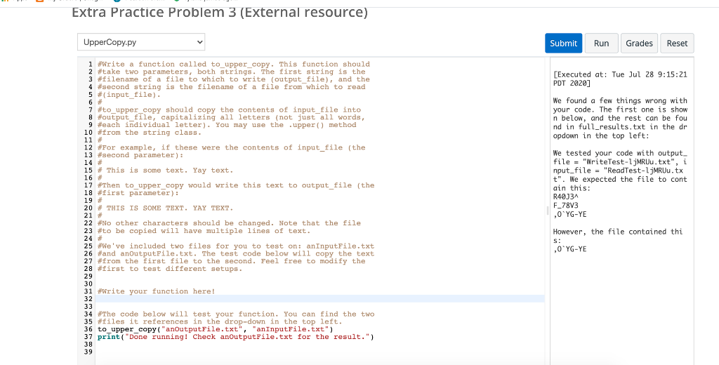 Solved Extra Practice Problem 3 (External resource) | Chegg.com