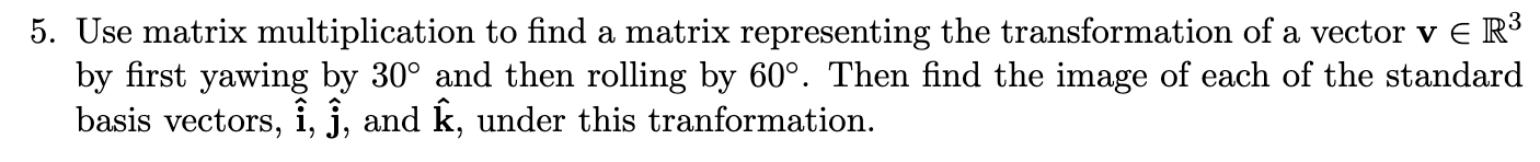 Solved Use matrix multiplication to find a matrix | Chegg.com