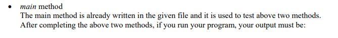 Solved An incomplete program named Hwl_pl.java, which must | Chegg.com
