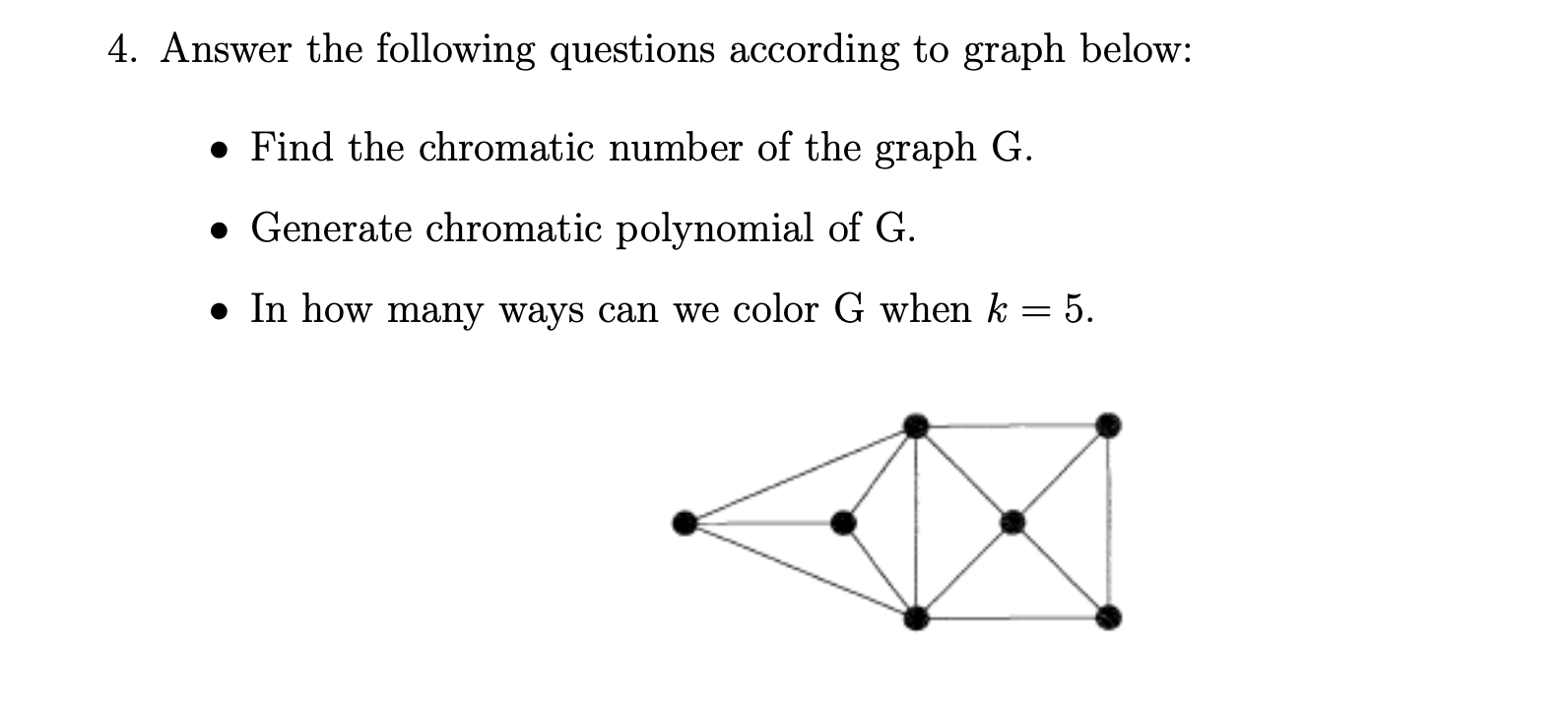 Solved 4. Answer the following questions according to graph | Chegg.com
