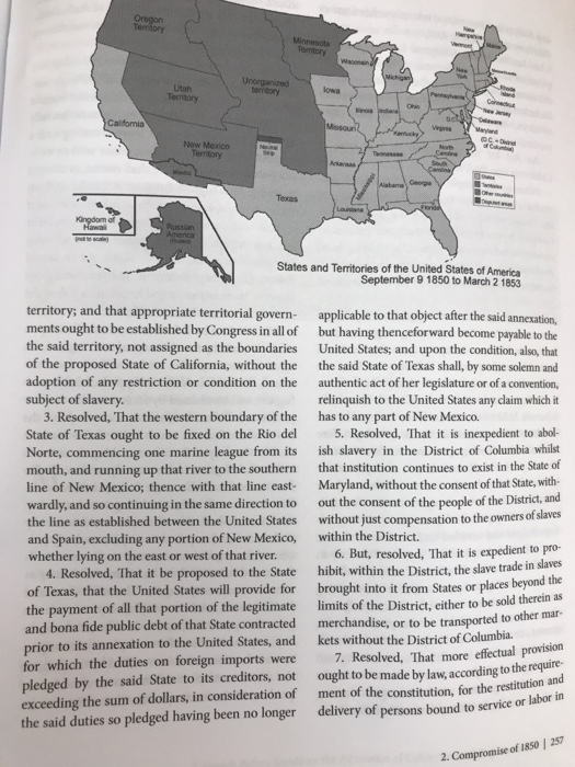 Compromise Of 1850 Summary