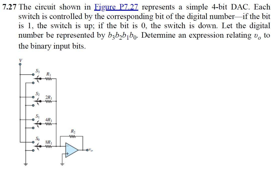Solved 7.27 The circuit shown in Figure P7.27 represents a | Chegg.com