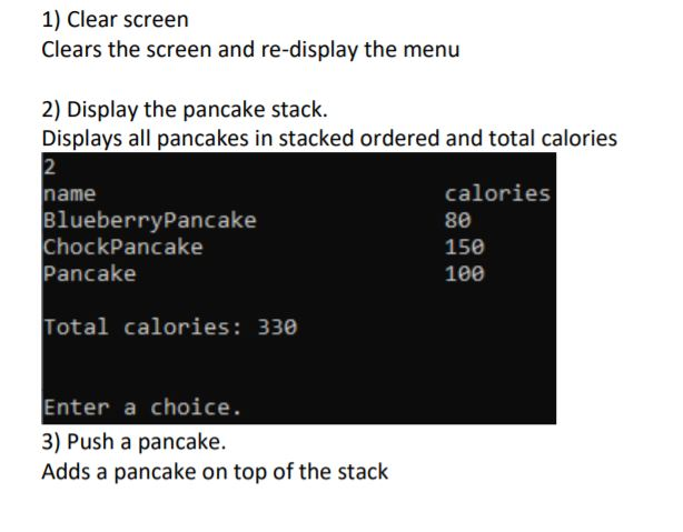 Solved Pancake stack You are stacking pancakes of your | Chegg.com