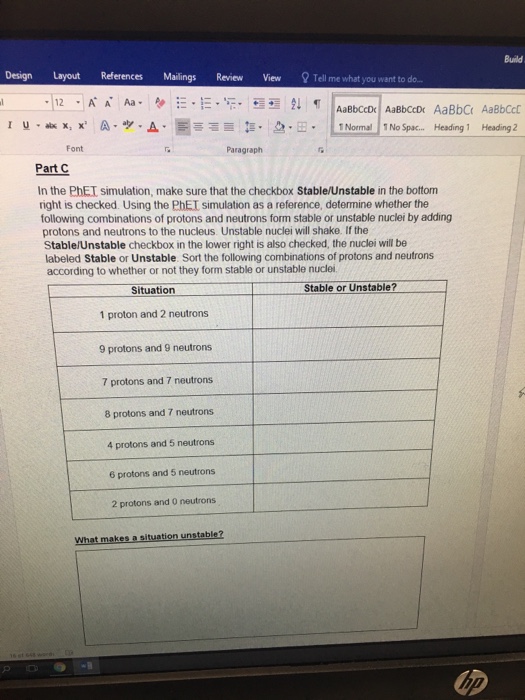 Solved Build Design Layout References Mailings Review View | Chegg.com