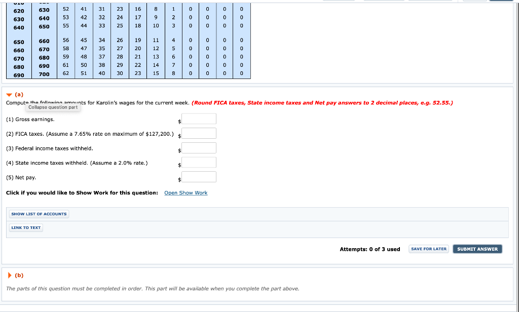 Solved Exercise 11-09 a-b (Part Level Submission) Karolin | Chegg.com