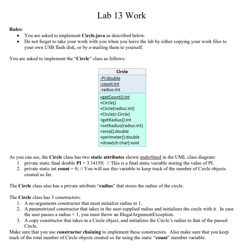 Solved Lab Work Submission: - You can continue to work on | Chegg.com