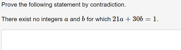 Solved Prove the following statement by contradiction. There | Chegg.com