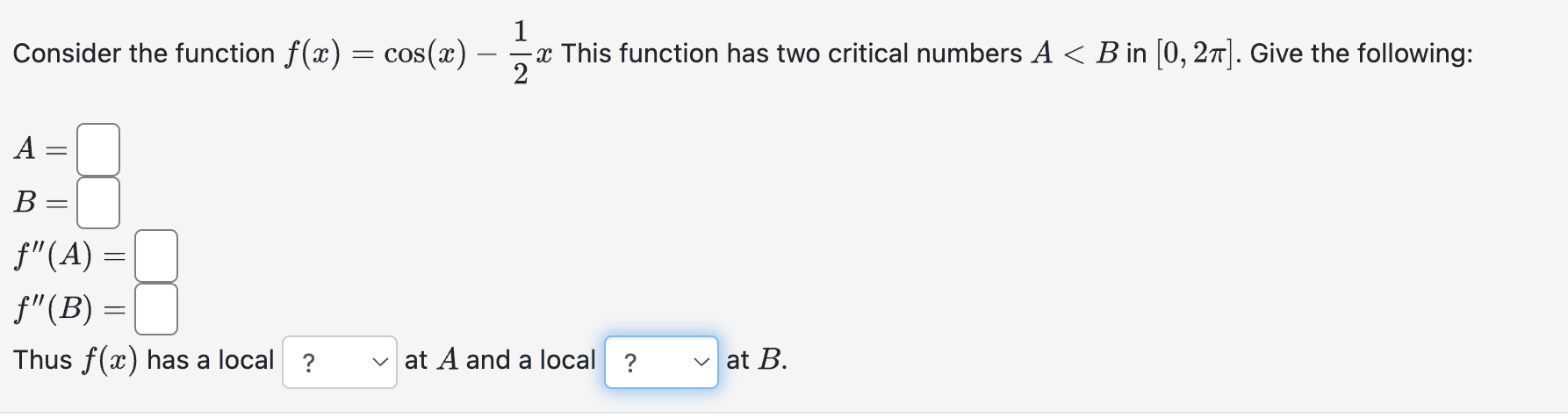Solved Consider the function f(x)=cos(x)-12x ﻿This function | Chegg.com