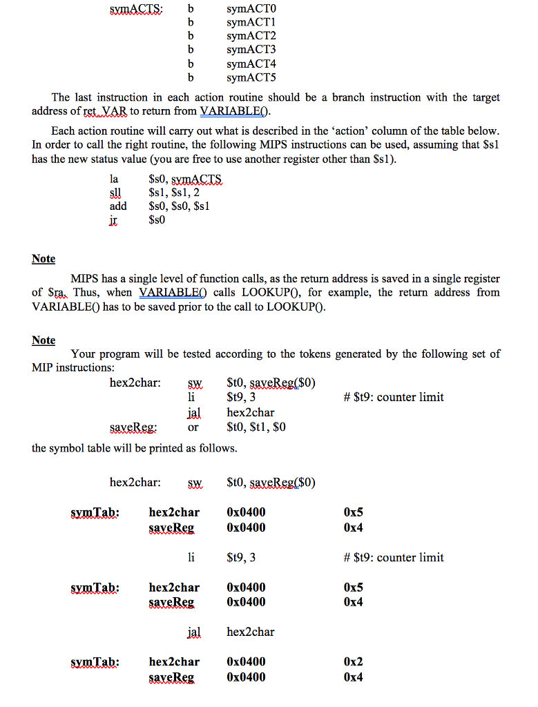 In HW 3, successive characters in an input string are | Chegg.com