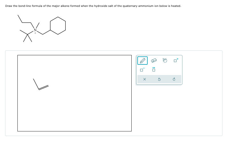 Solved Draw the bond-line formula of the major alkene formed | Chegg.com