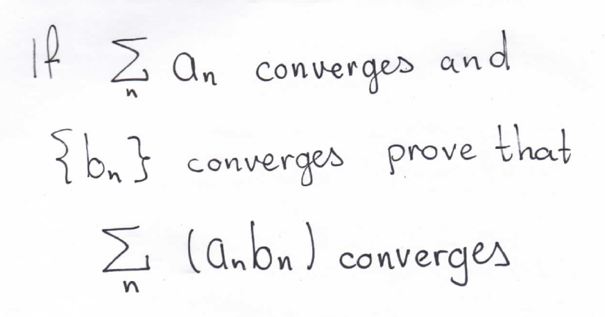 Solved If I an converges inverges and n {bn} converges prove | Chegg.com