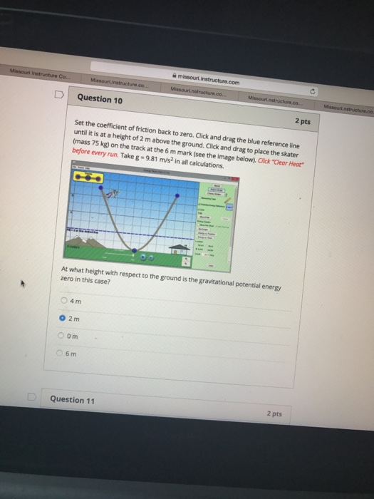 Solved missouri ouri Instructure Missouri,instructure.co.. | Chegg.com