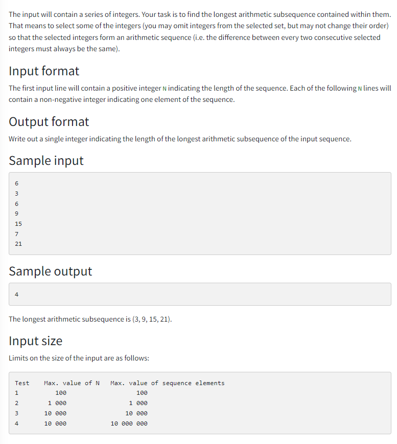 The input will contain a series of integers. Your | Chegg.com