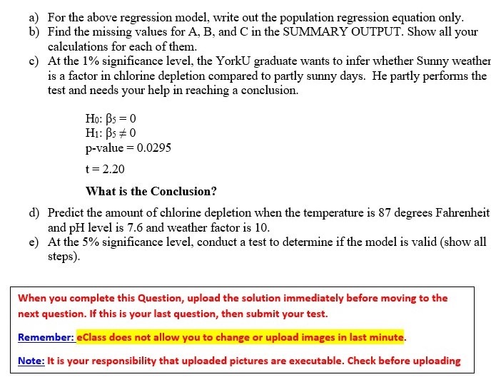 Solved - Clearly label your parts when answering. - Show all | Chegg.com