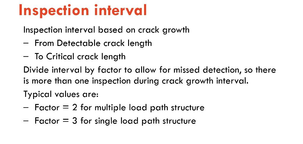 Solved This is from fatigue & damage tolerance using graph & | Chegg.com