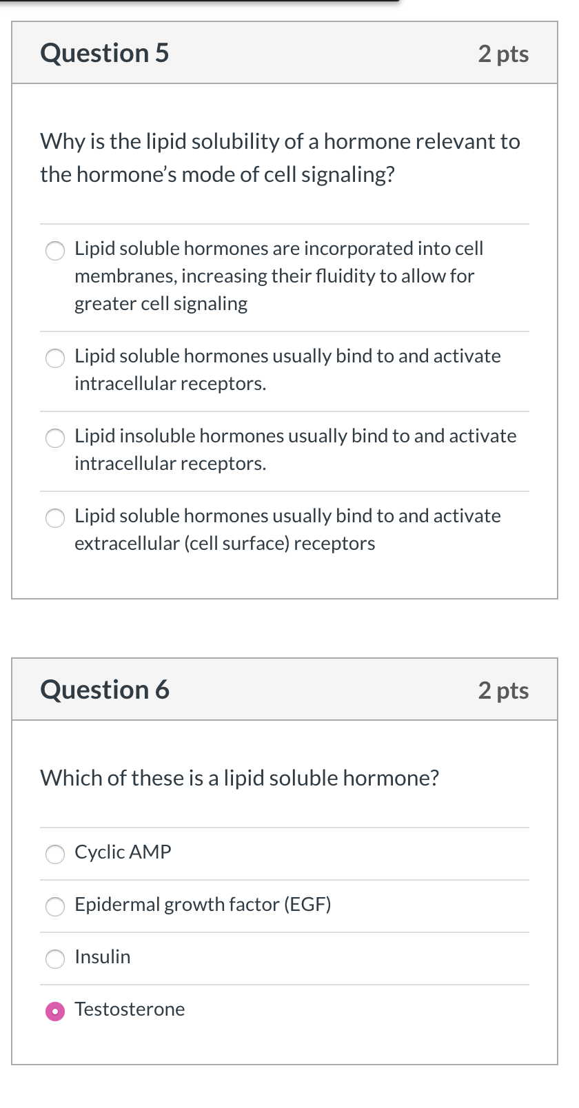 Solved Question 49 2 pts Plant morphogen that defines root | Chegg.com