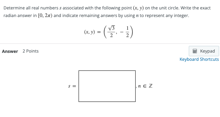Solved Determine all real numbers s associated with the | Chegg.com